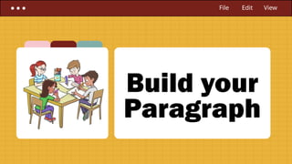 Parts of the Paragraph Lesson 1 Week 1 Grade 8 | PPTX