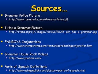 Parts of-speech-1222899793596097-8 | PPT