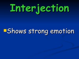 Parts Of Speech | PPT