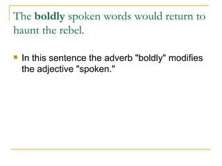 Parts Of Speech | PPT