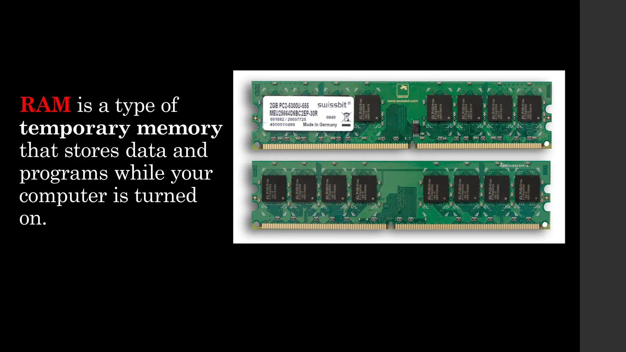 PARTS-OF-THE-COMPUTER physical components called hardware and ...