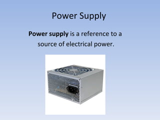 Parts Of The Computer System | PPT