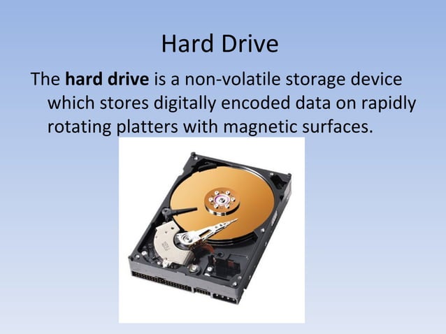 Parts Of The Computer System | PPT | Data Storage and Warehousing | Computing