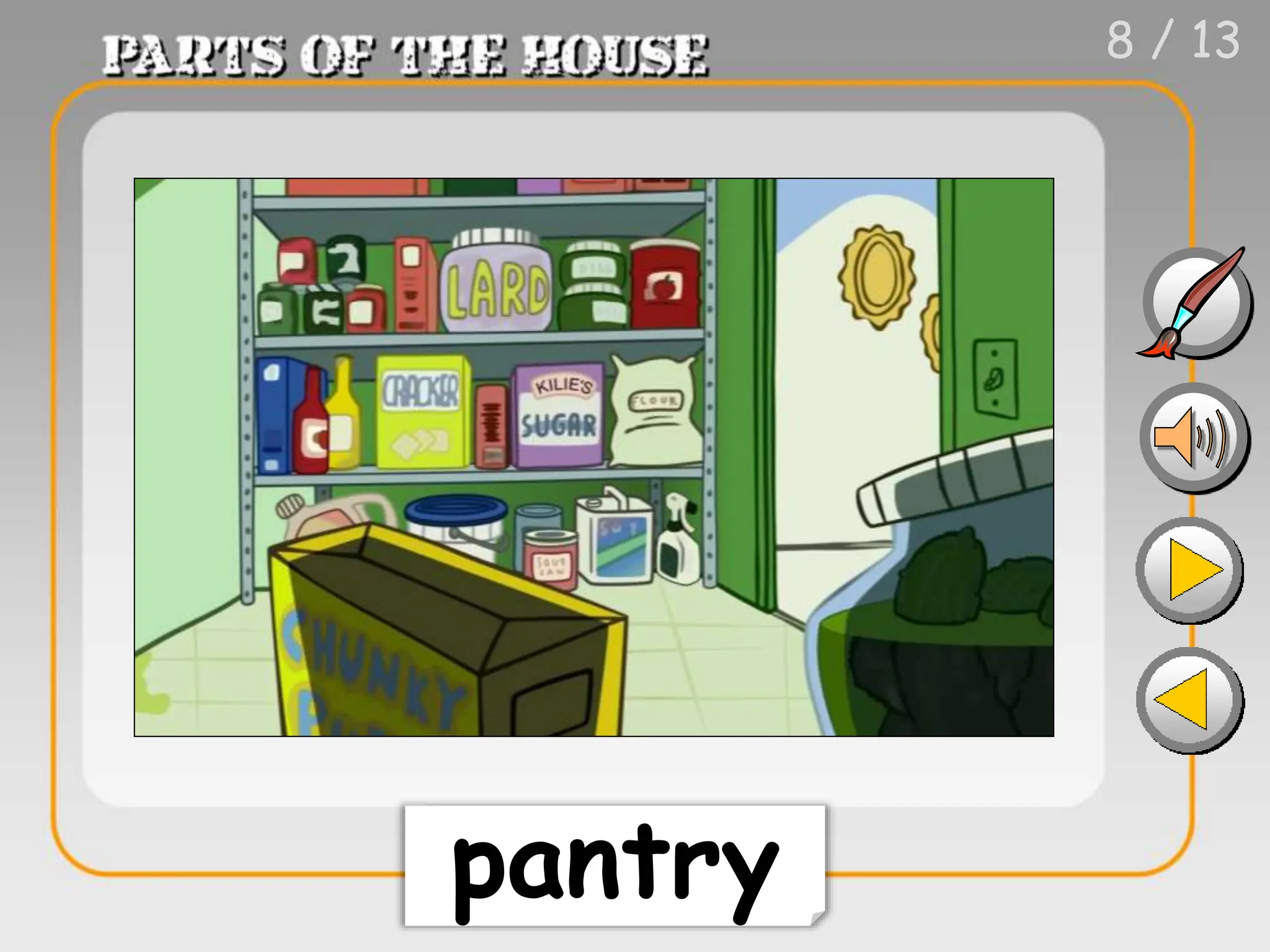 parts-of-the-house-ppt-flashcards-fun-activities-games-games-picture ...