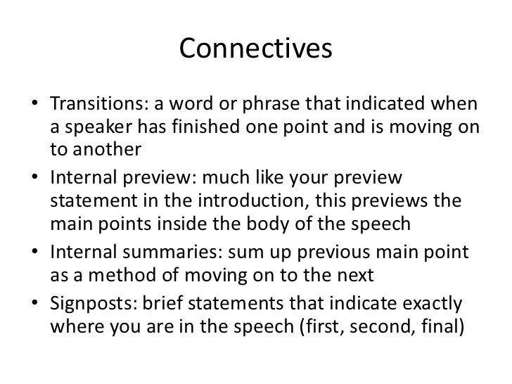 SPE 108 Parts of the Speech
