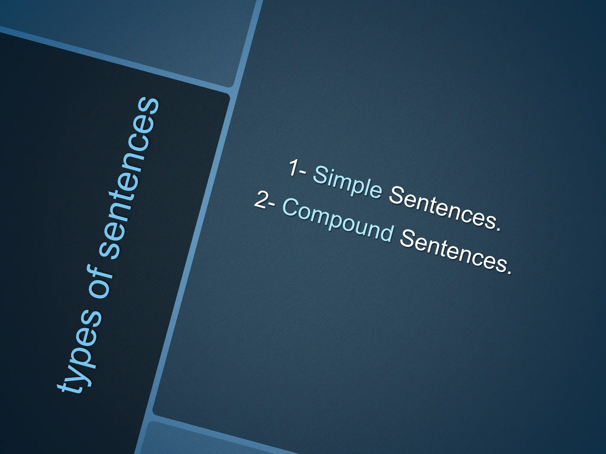 Parts and types of sentences.pptx | Resume Writing and Advice | Job Search