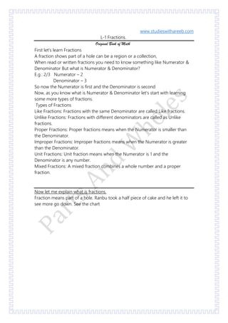 Parts and wholes notes new book 1 | PDF