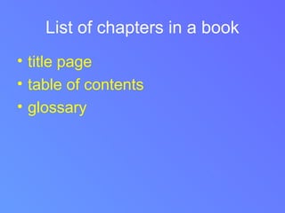 Parts of a Book Interactive | PPT