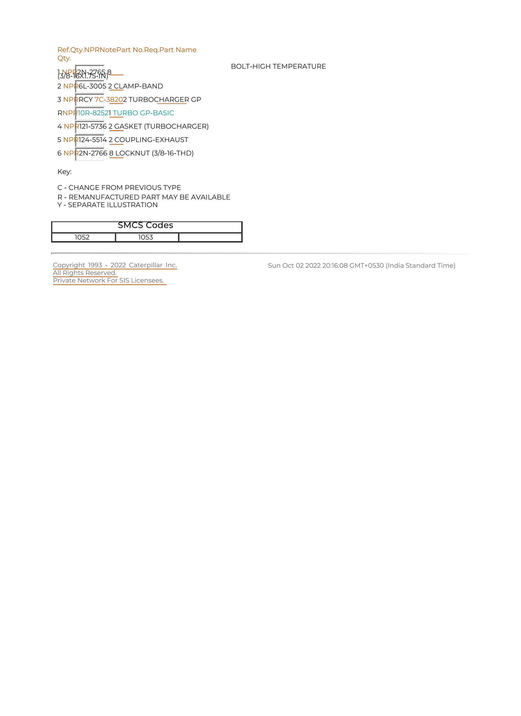 3508 CATERPILLAR GENERATOR SET PARTS CATALOG MANUAL CAW | PDF
