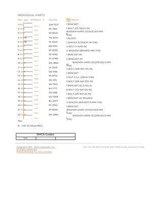3508 CATERPILLAR GENERATOR SET PARTS CATALOG MANUAL CAW | PDF