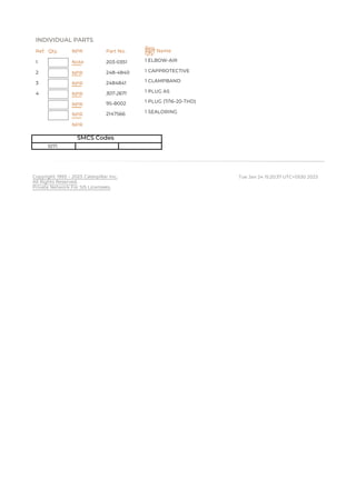 C13 CATERPILLAR GENERATOR SET PARTS CATALOG MANUAL DH4 | PDF