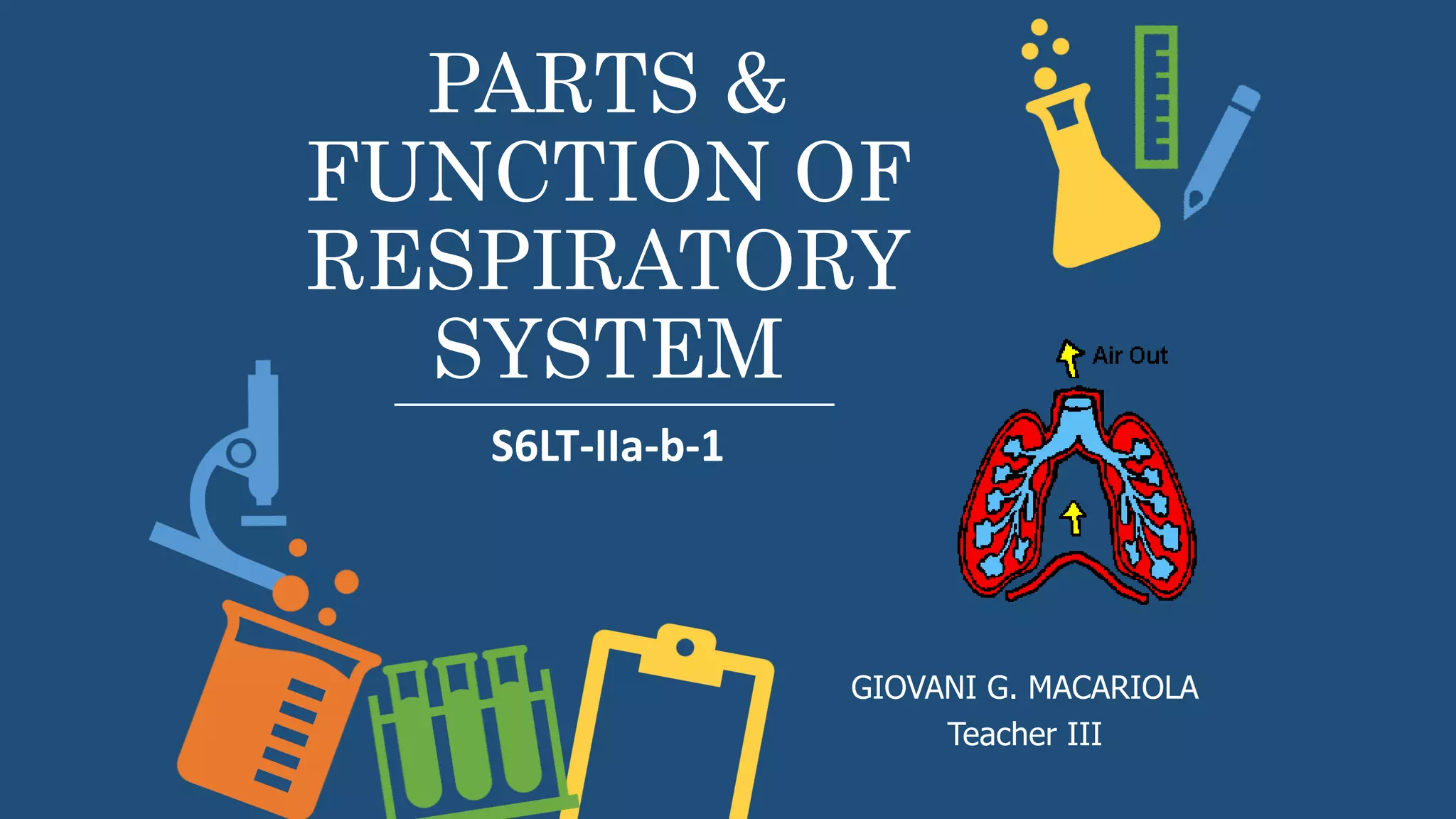 PARTS & FUNCTION OF RESPIRATORY SYSTEM.pptx