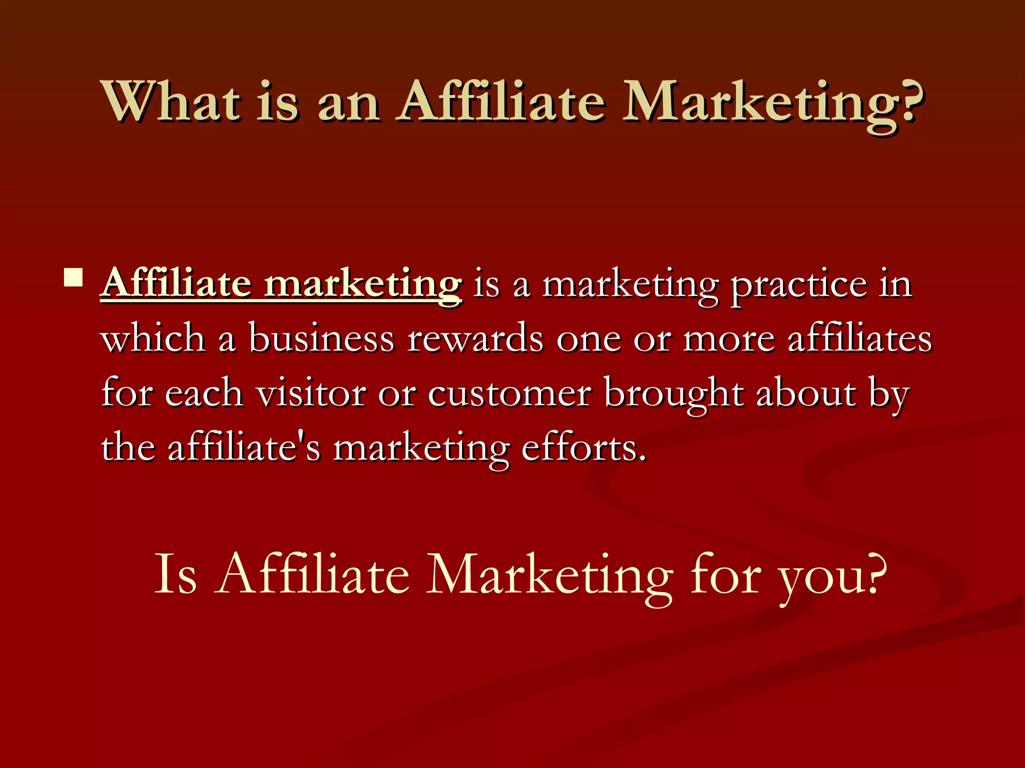 Part Six - Pros And Cons Of Affiliate Model | PPT