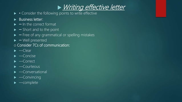 parts of formal and informal letters | PPTX | Business Accounting & Finance | Business