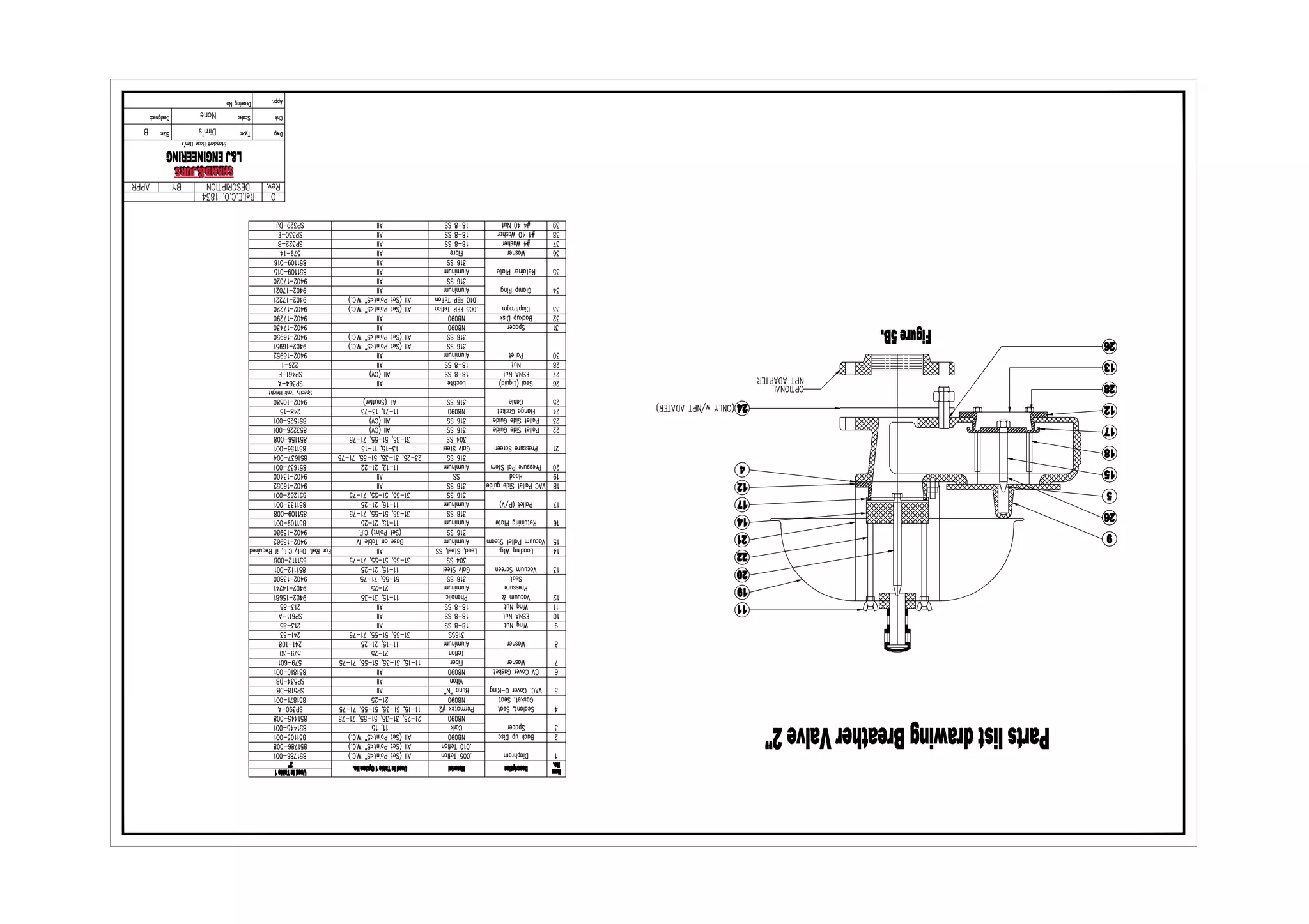 Parts list drawing breather valve | PPT