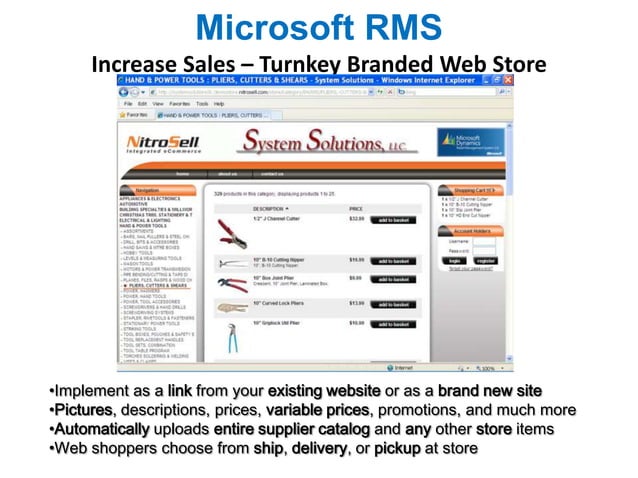 Microsoft RMS PartSmart POS | PPT