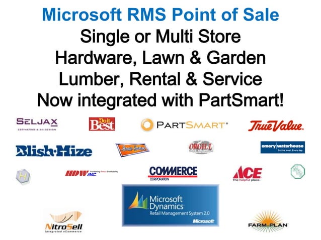 Microsoft RMS PartSmart POS | PPT