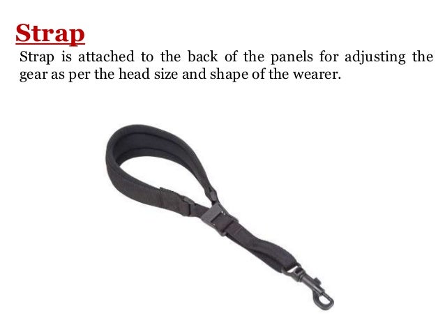 Parts of a baseball cap