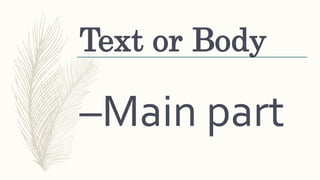 Parts of a book | PPTX