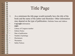 English Lesson for Grade 2 Parts of a Book | PPT