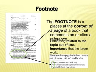 Parts of a Book for Grade 5 | PPTX