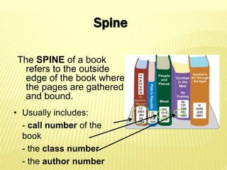 Parts of a Book for Grade 5 | PPTX