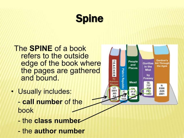 Parts of a Book for Grade 5 | PPTX | Books and Literature
