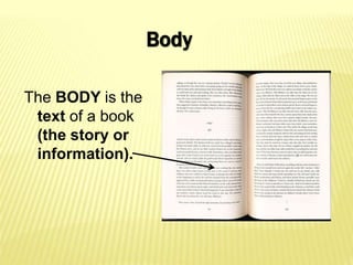 Parts of a Book for Grade 5 | PPTX