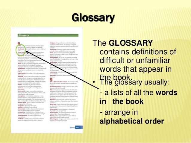 Parts of a Book for Grade 5