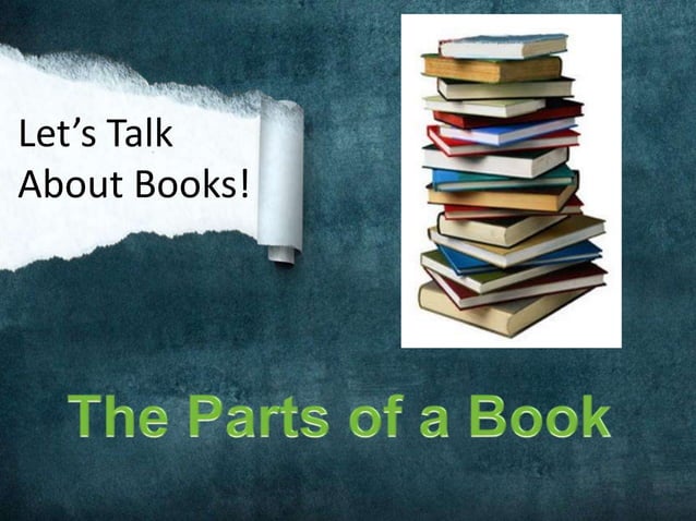 Parts of a Book: Grades K-2 | PPTX
