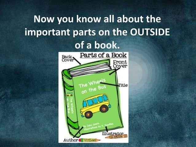 Parts of a Book: Grades K-2 | PPTX