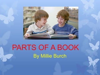 Parts of a book power point for students | PPTX