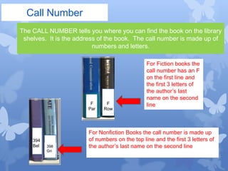 Parts of a book power point for students | PPTX