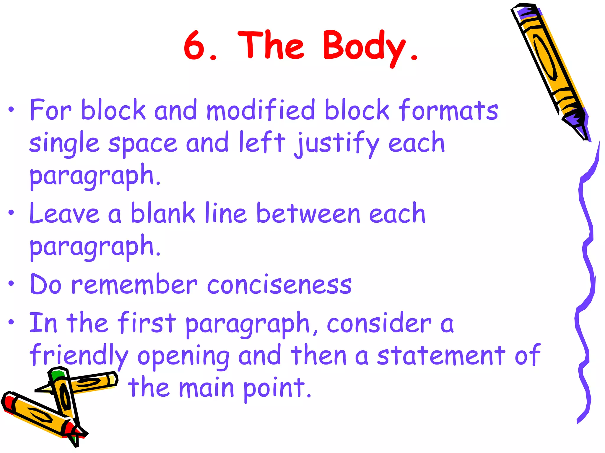 Parts of a business letter.ppt