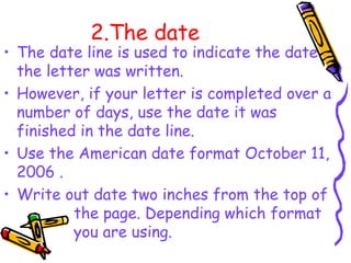 Parts of a business letter.ppt