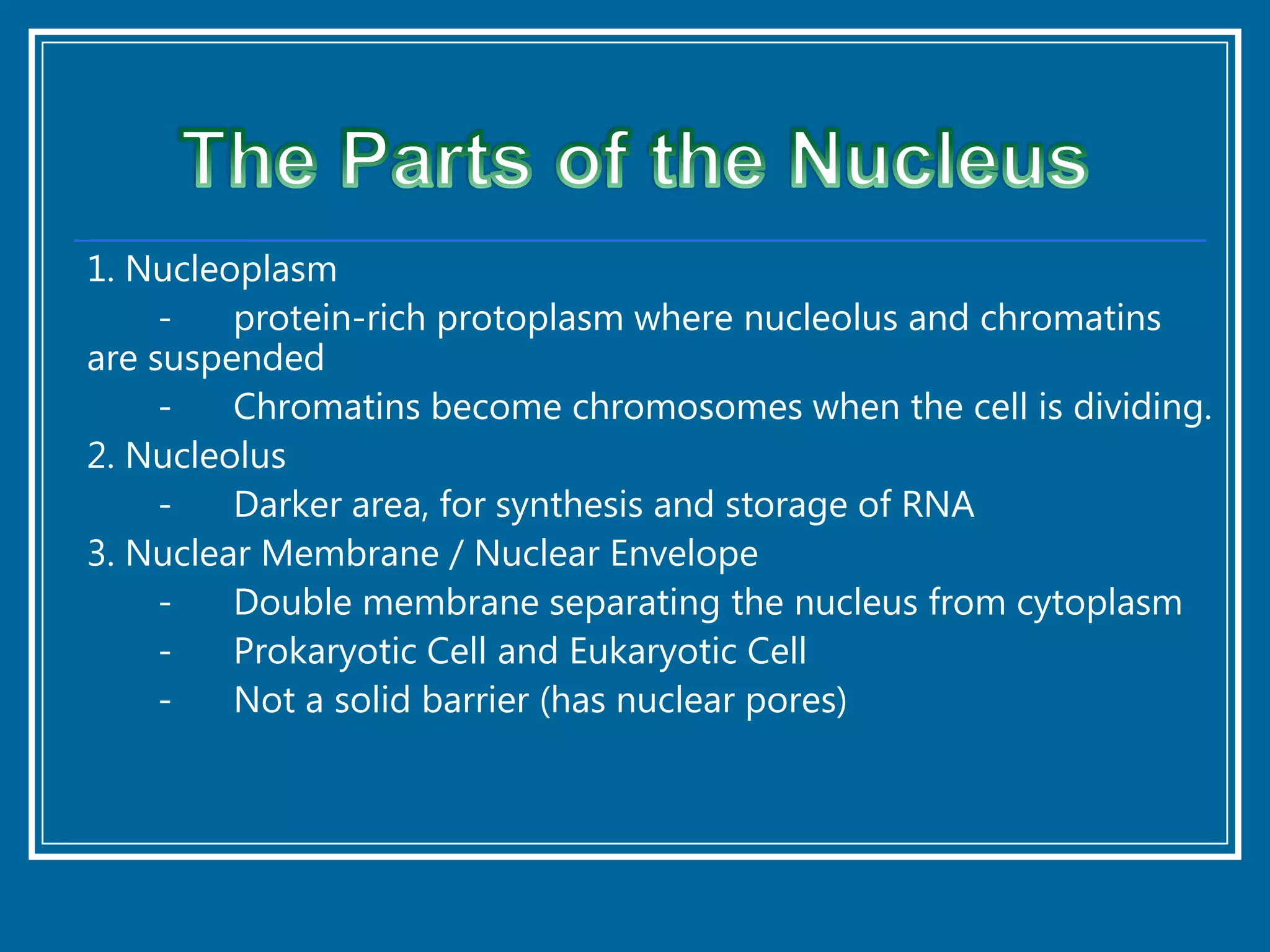 Parts of a Cell | PPTX