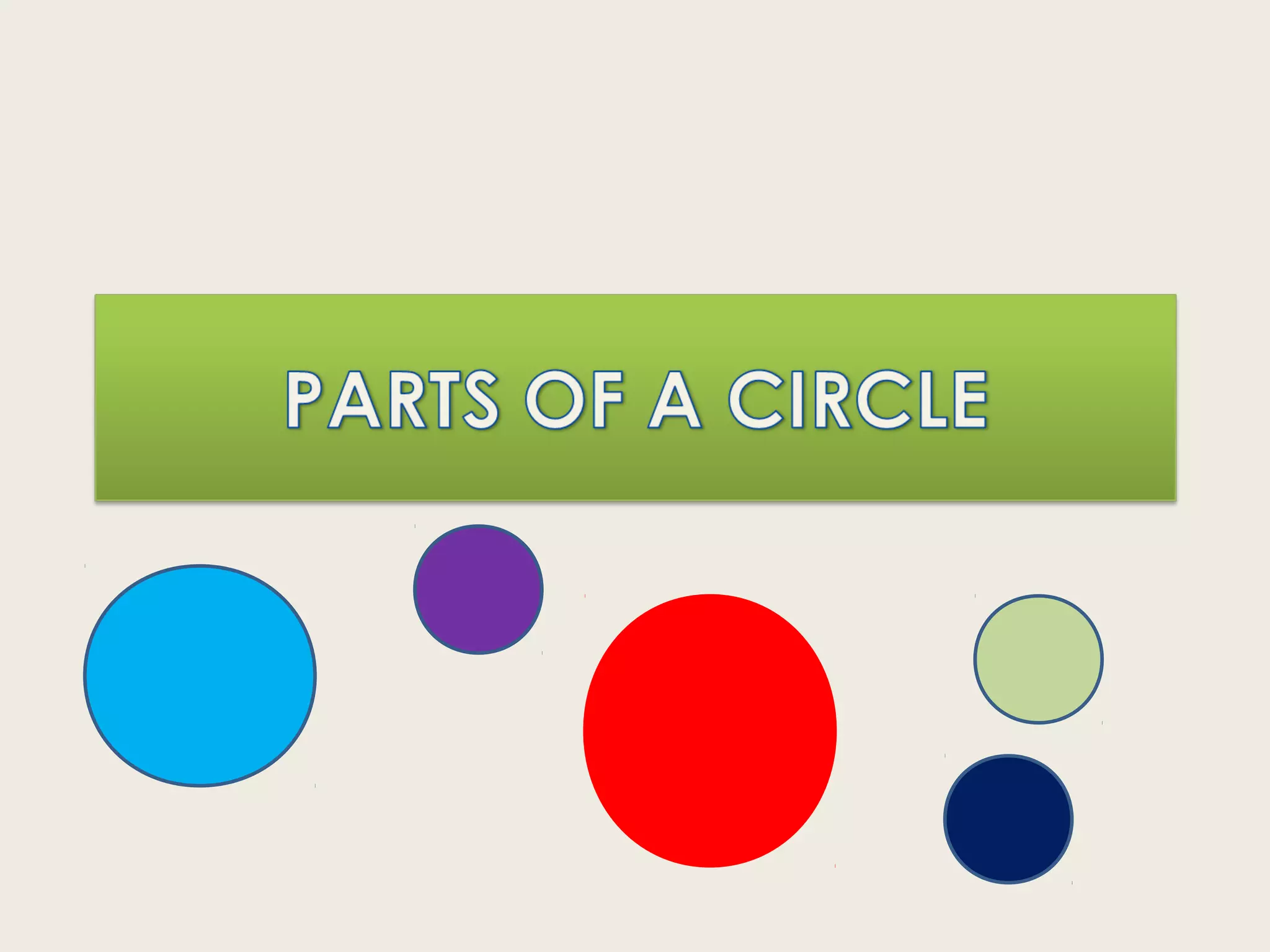Parts of a_circle | PPT