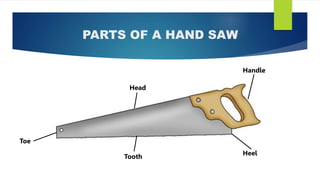 Parts of a Claw Hammer, Hand Saw.pptx