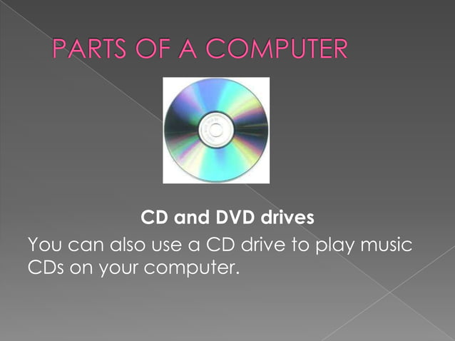 Parts of a computer | PPTX