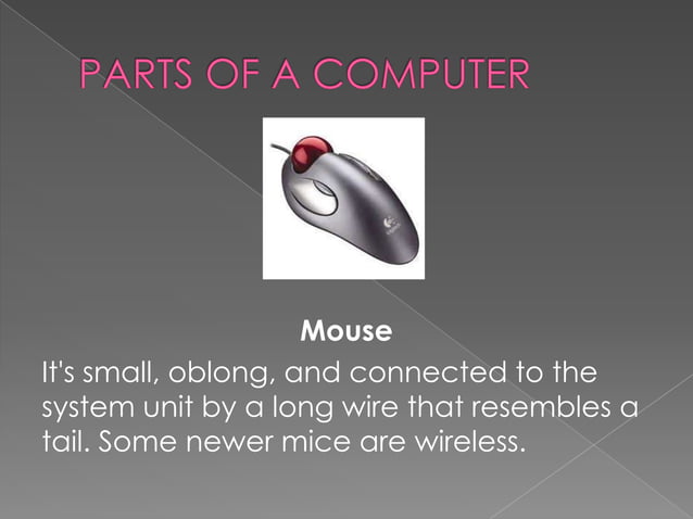 Parts of a computer | PPTX