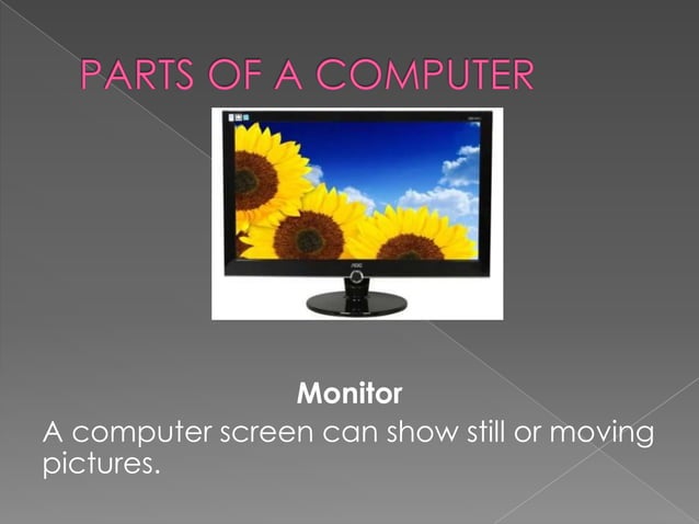 Parts of a computer | PPTX