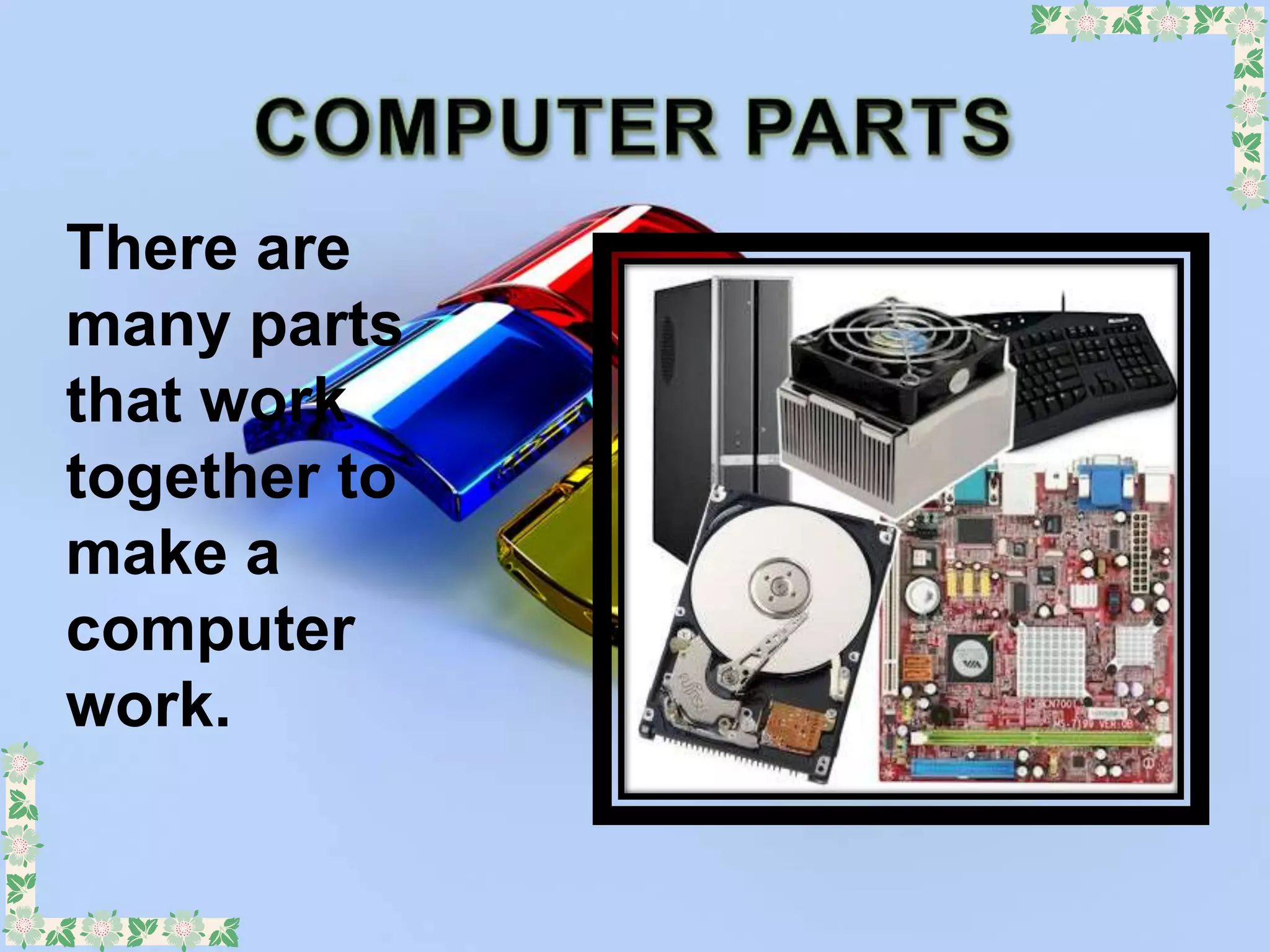 Parts of a computer | PPTX