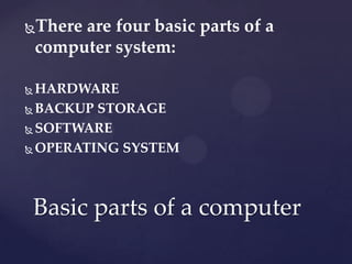 Parts of a computer | PPT
