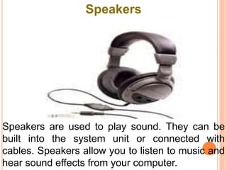 Parts of a computer | PPTX