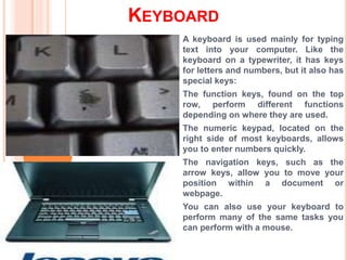 Parts of a computer | PPTX