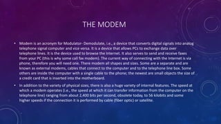 Parts of a computer | PPTX | Operating Systems | Computer Software and ...