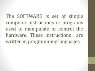 Parts of a computer | PPTX