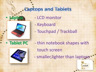 Parts of a computer (power point) | PPTX