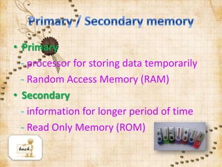 Parts of a computer (power point) | PPTX