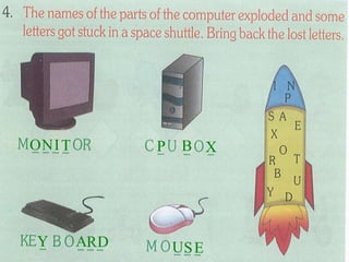 Parts of a computer std. exrecise | PPSX